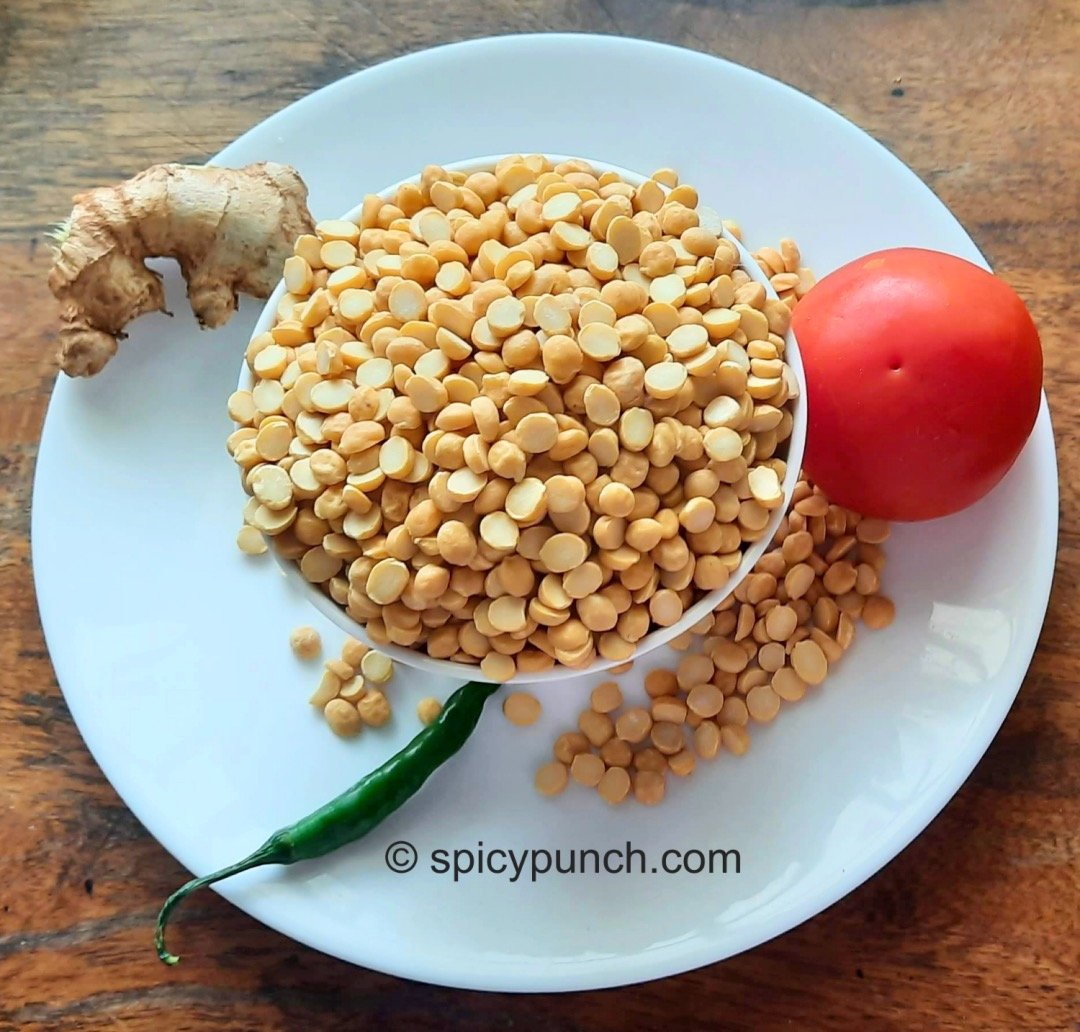 cholar dal recipe - bengali style niramish chana dal