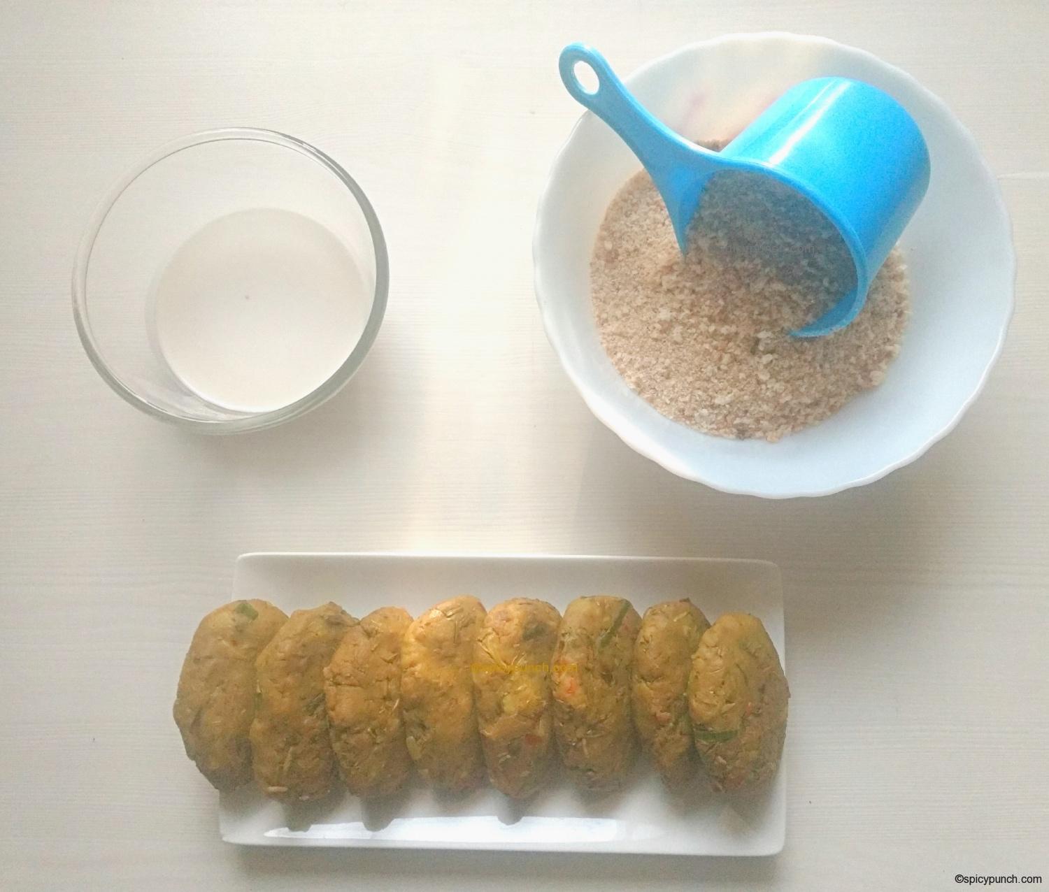 mochar chop recipe | banana blossom cutlet recipe