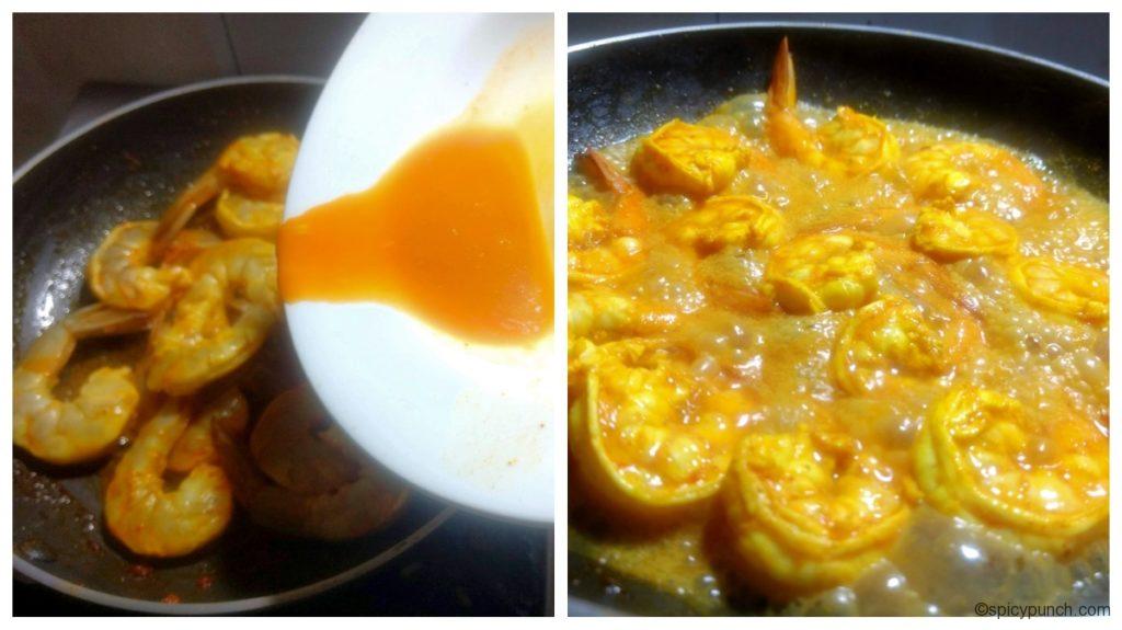 prawn ghee roast recipe | how to make mangalore style prawn ghee roast