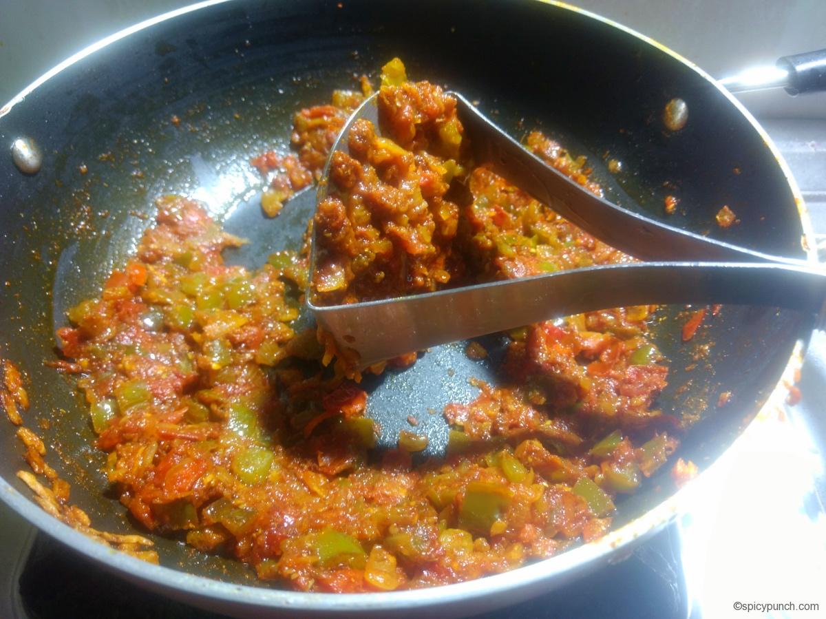 Mumbai Street Style Pav Bhaji Recipe.