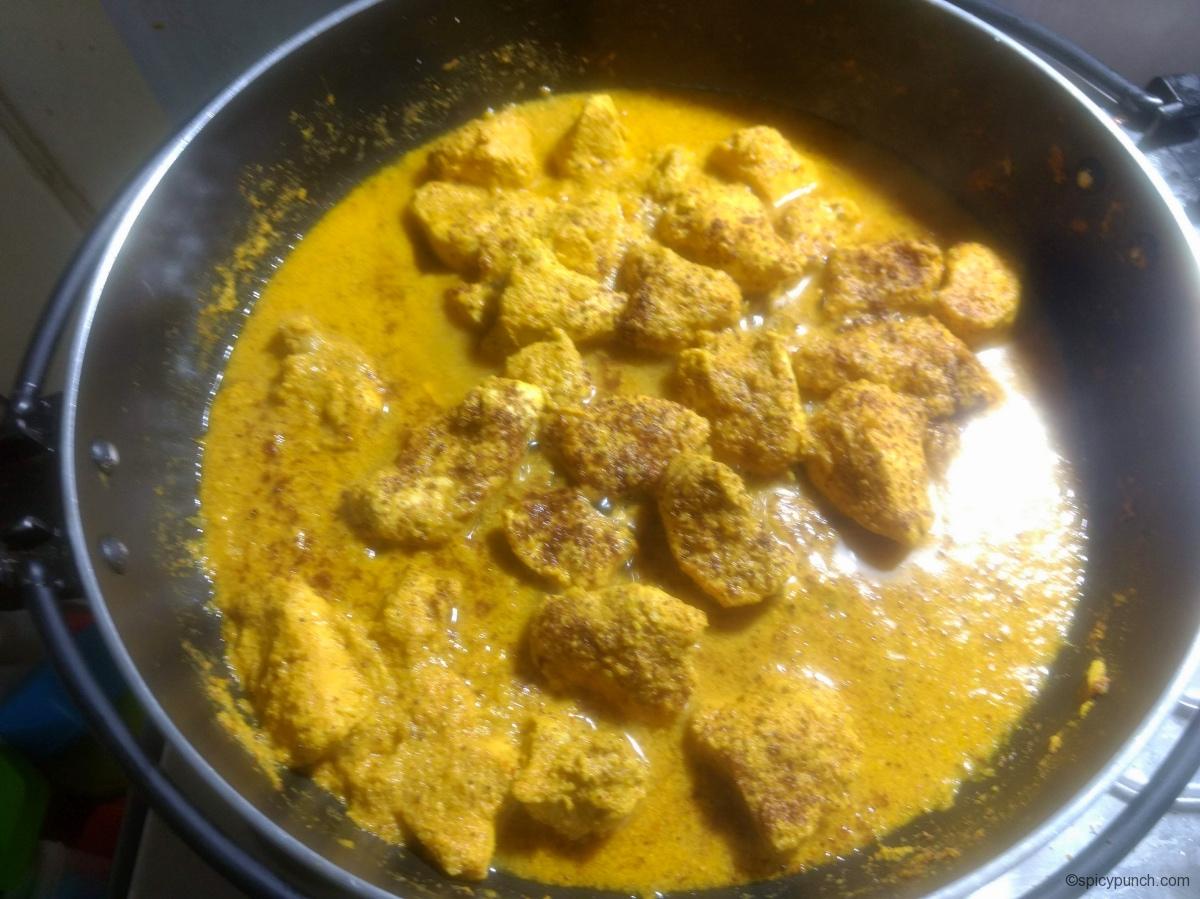 no oil chicken curry recipe | how to make zero oil healthy chicken curry