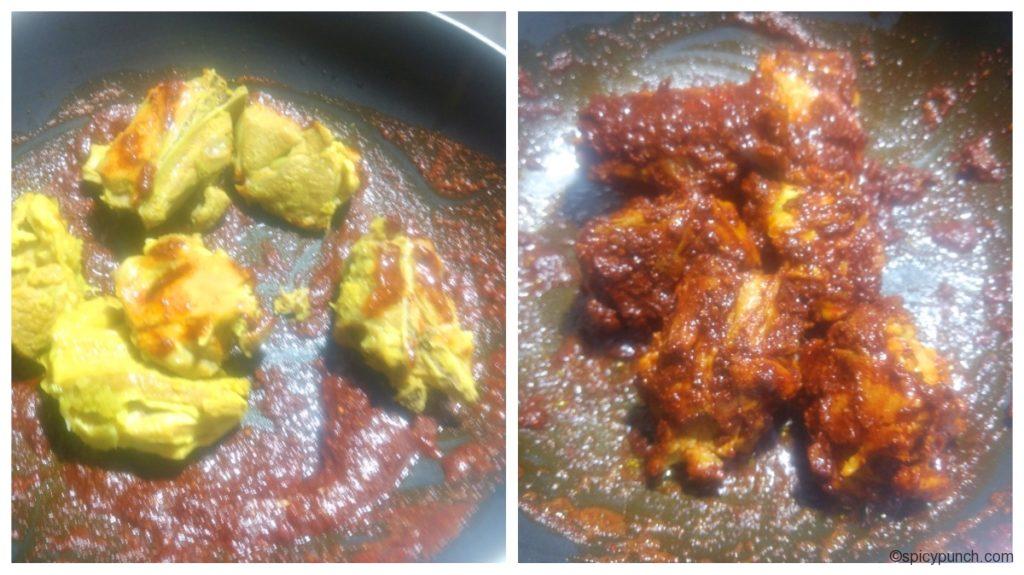 mutton ghee roast recipe | mangalorean style mutton ghee roast