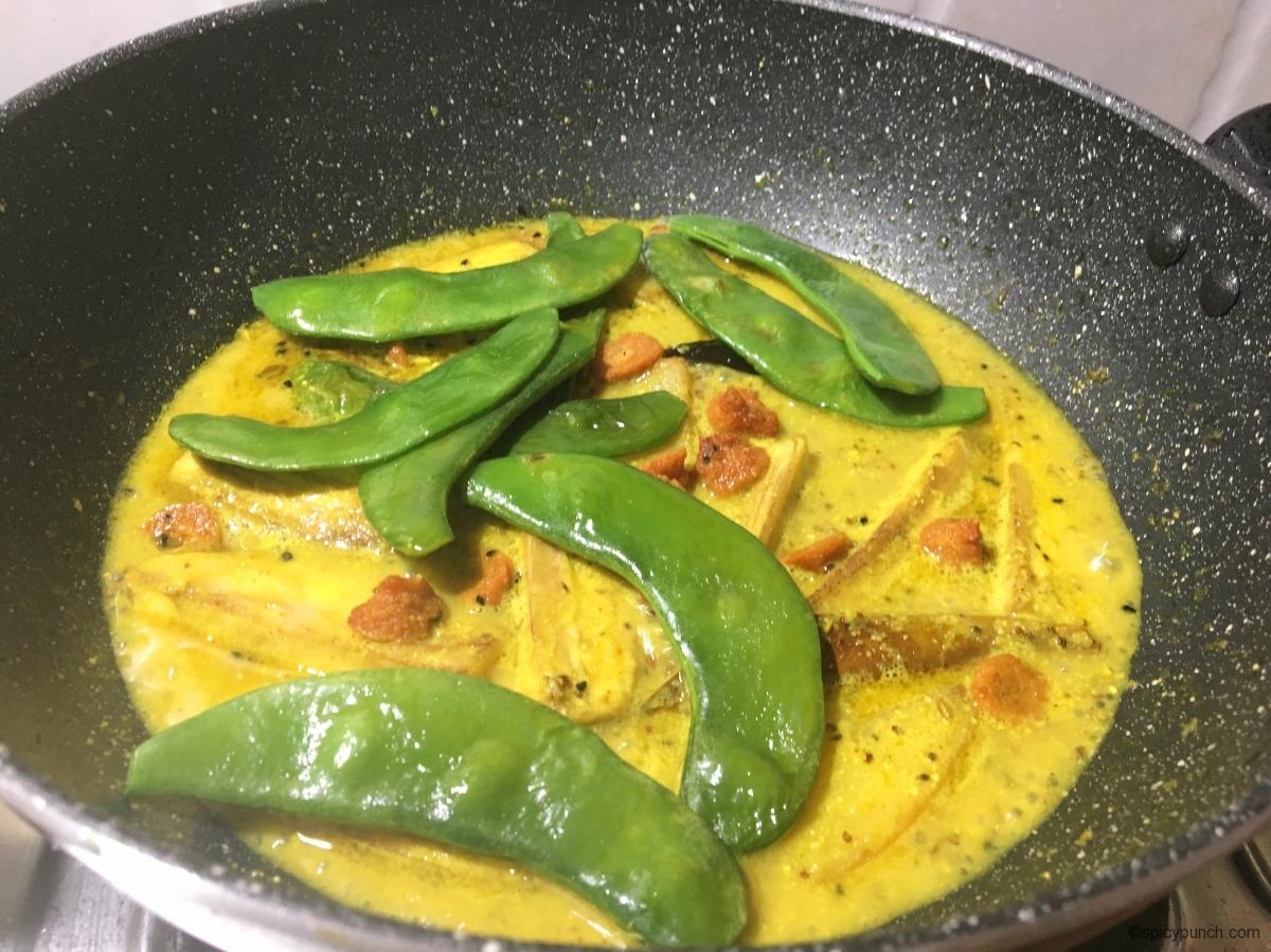 shukto recipe - bengali mixed vegetable curry with bitter gourd