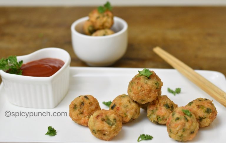 Prawn balls recipe | shrimp ball recipe | how to make fried prawn balls