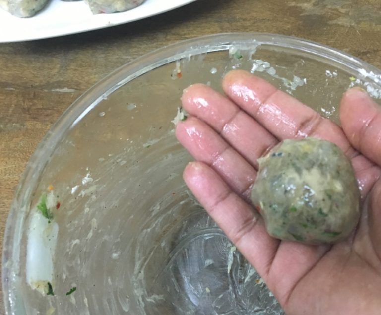 Prawn balls recipe | shrimp ball recipe | how to make fried prawn balls