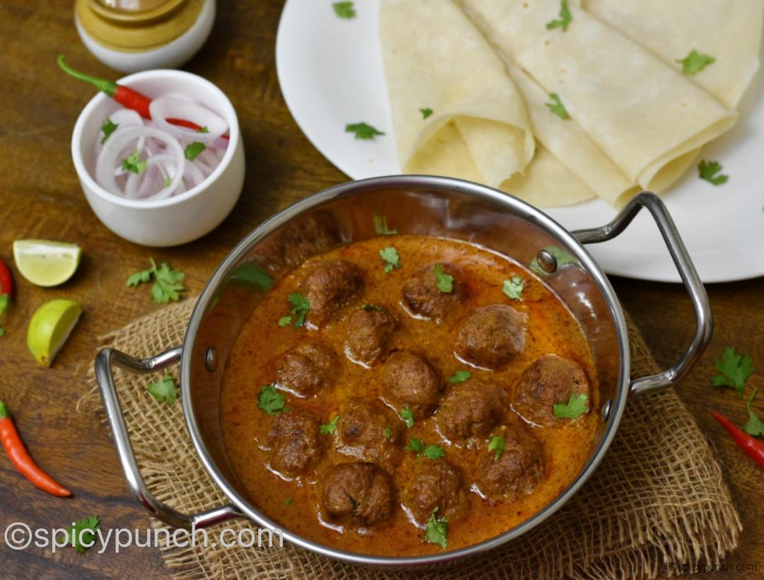 mutton kofta gravy recipe | mutton kofta recipe step by step with pictures