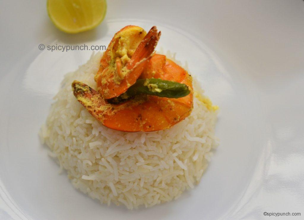 Chingri bhapa - an authentic prawn recipe of bengal - Spicy punch
