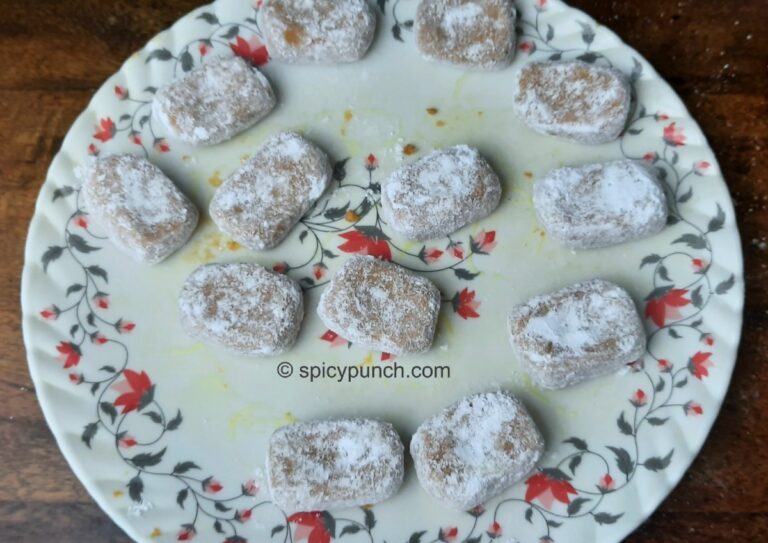 Mathura peda recipe - quick & easy mathura style lal pedha