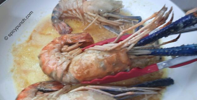 Creamy jumbo prawn recipe- a quick & easy recipe of giant shrimp