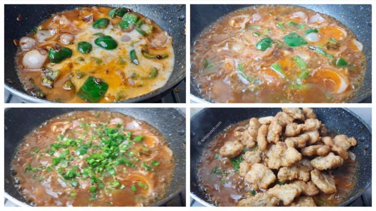 Chilli fish recipe - Chinese style chilli fish with gravy - Spicypunch