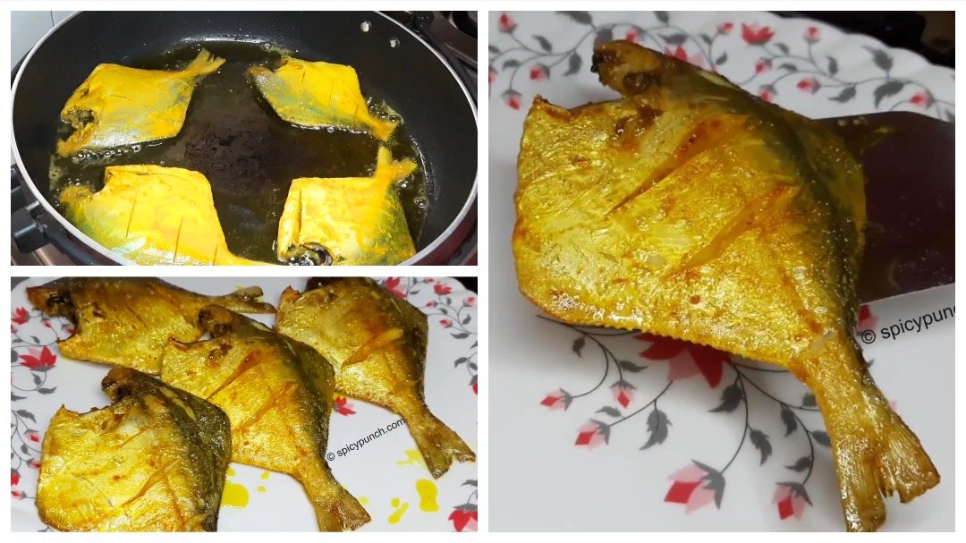 Pomfret macher jhal | Bengali Pomfret fish curry | Bengali pomfret fish ...