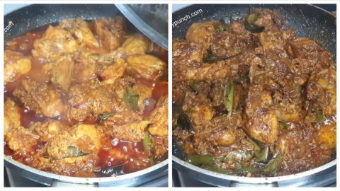 Guntur chicken recipe - Dry Guntur chicken Andhra restaurant style