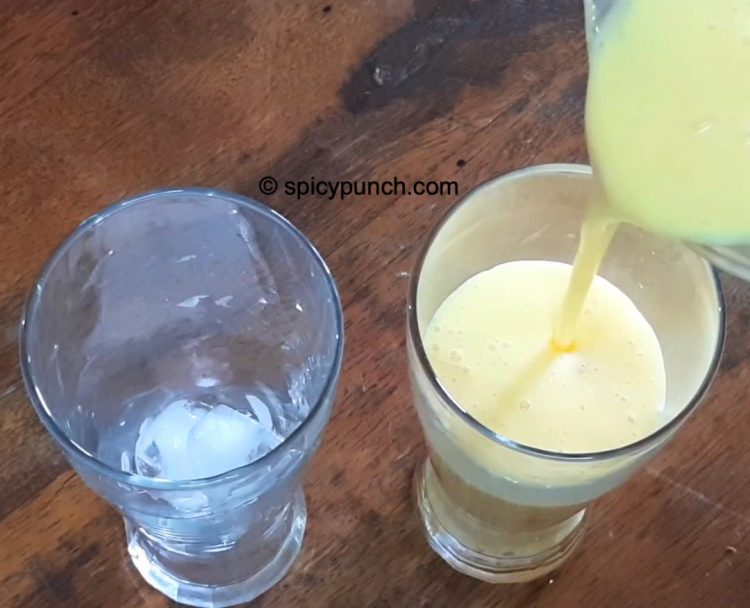 Mango milkshake recipe (restaurant style) in less than 10 mins