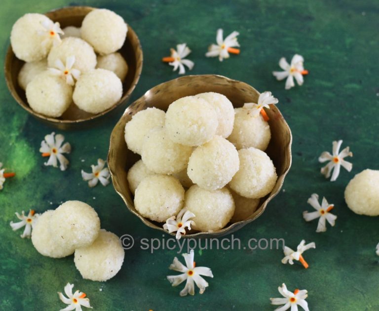 Narkel Naru Recipe (With Jaggery and Sugar)