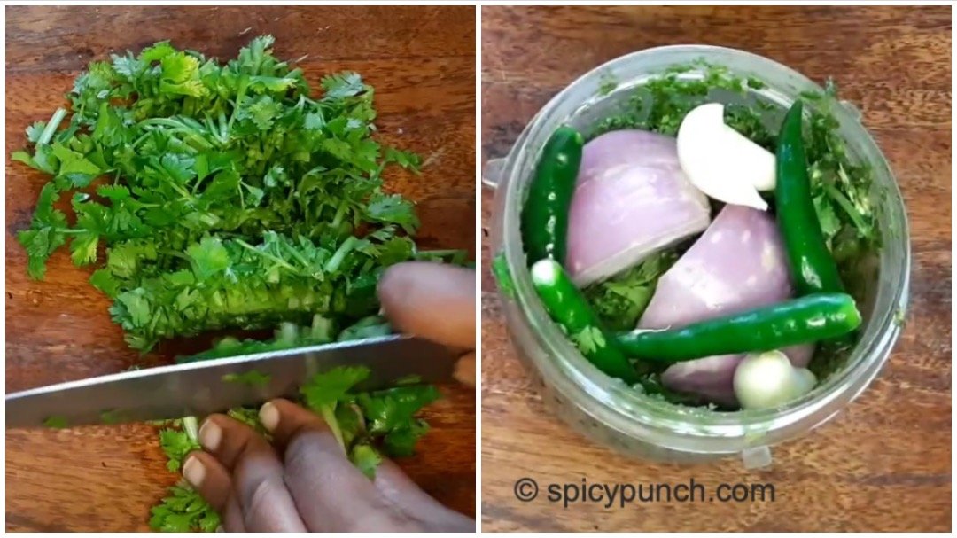 Dhonepata Bata Recipe | Bengali Dhone pata vorta recipe - for rice