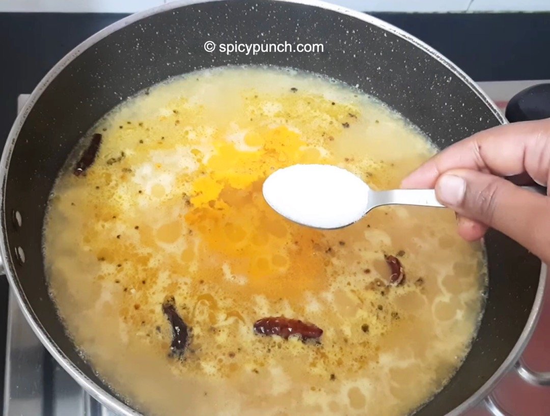 Kacha Aam Diye Bengali Tok dal or Toker Dal recipe