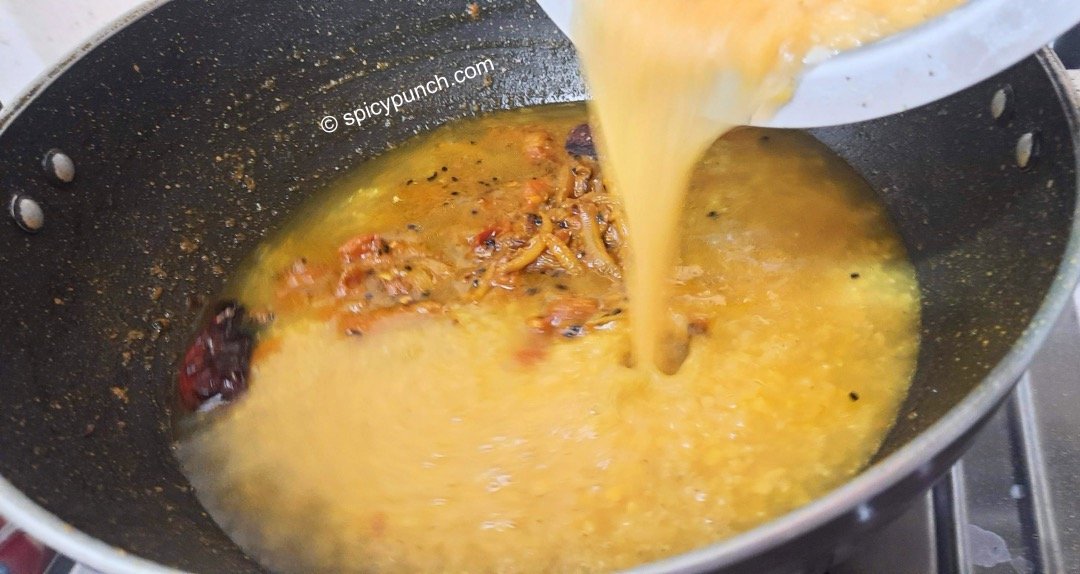 Bengali masoor dal (musur dal/musurir dal) recipe for rice