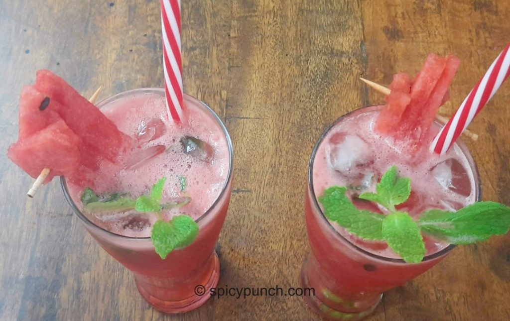 How to make watermelon juice(2 recipes) with video