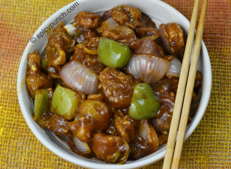 Chilli Mushroom recipe - quick and simple mushroom chilli recipe ...