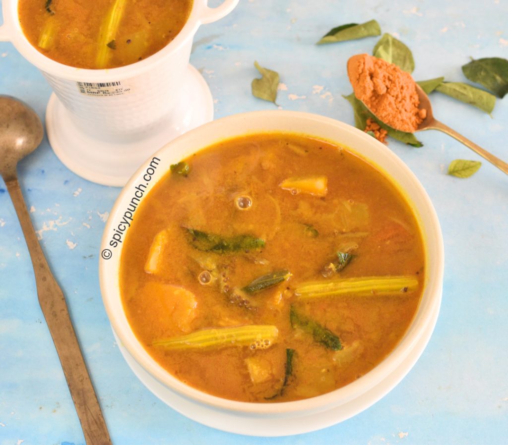 How to make South Indian hotel style sambar dal recipe